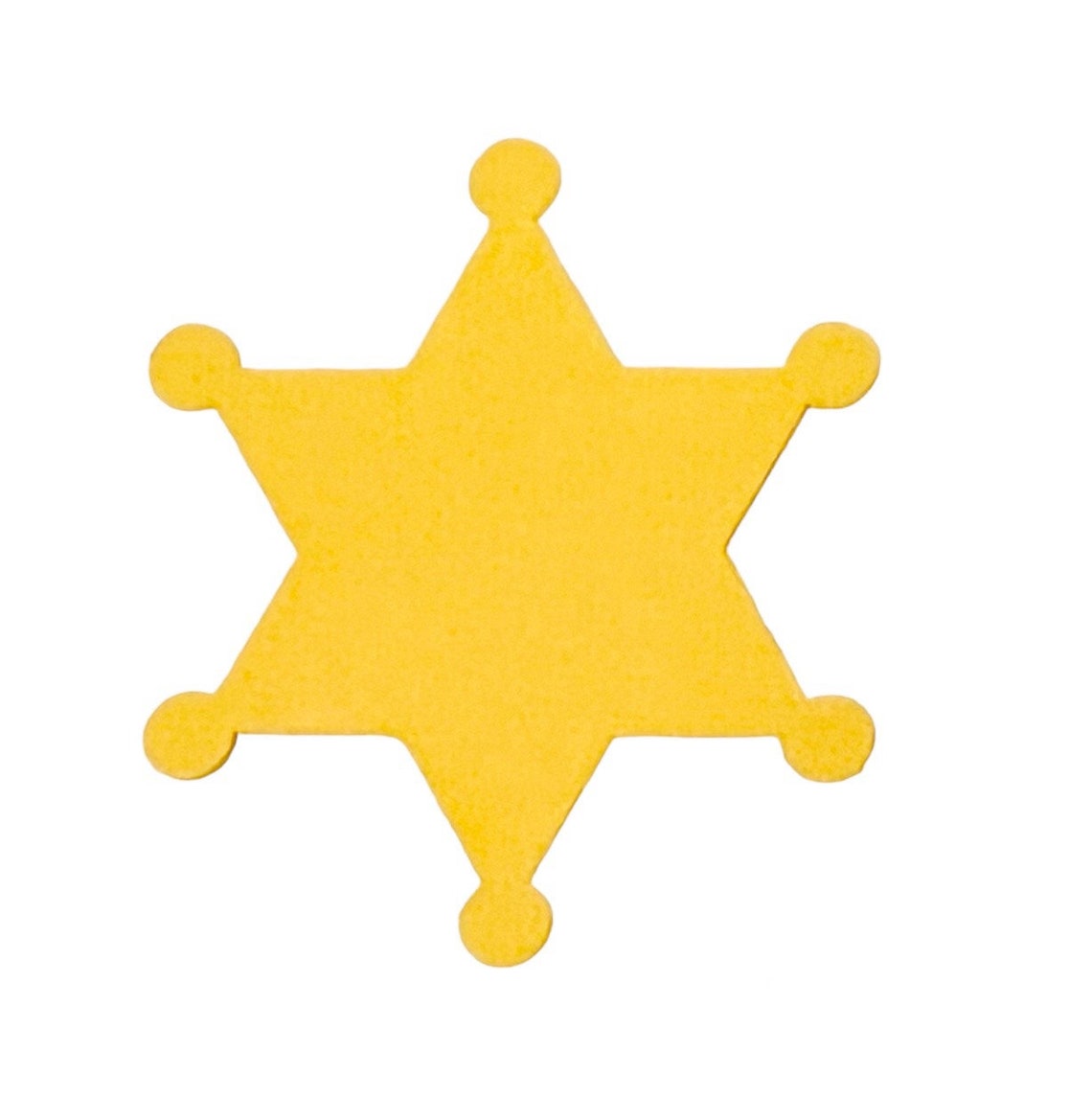 25 Pack – Paper Sheriff Badge Shapes, Sheriff Badge Shapes, Paper ...