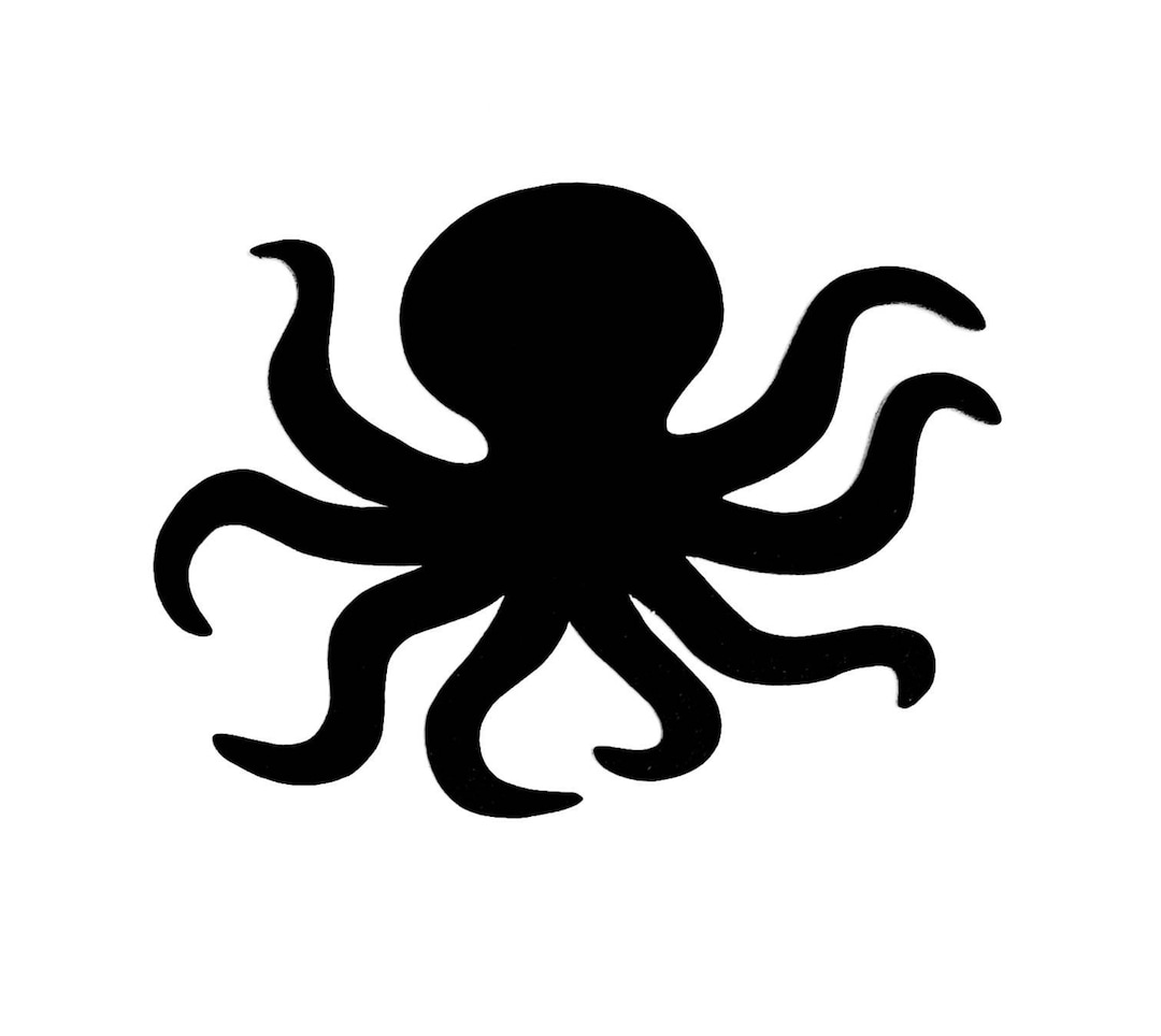 25 Pack – Paper Octopus Shapes, Octopus Die Cuts, Sea Animal Paper ...