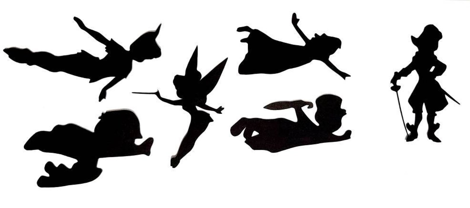 25 Peter Pan Inspired Die Cut Set Peter Pan Cut Outs Peter Pan | Etsy