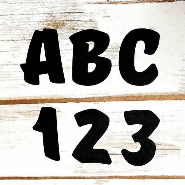 Alphabet Die Cut - Etsy