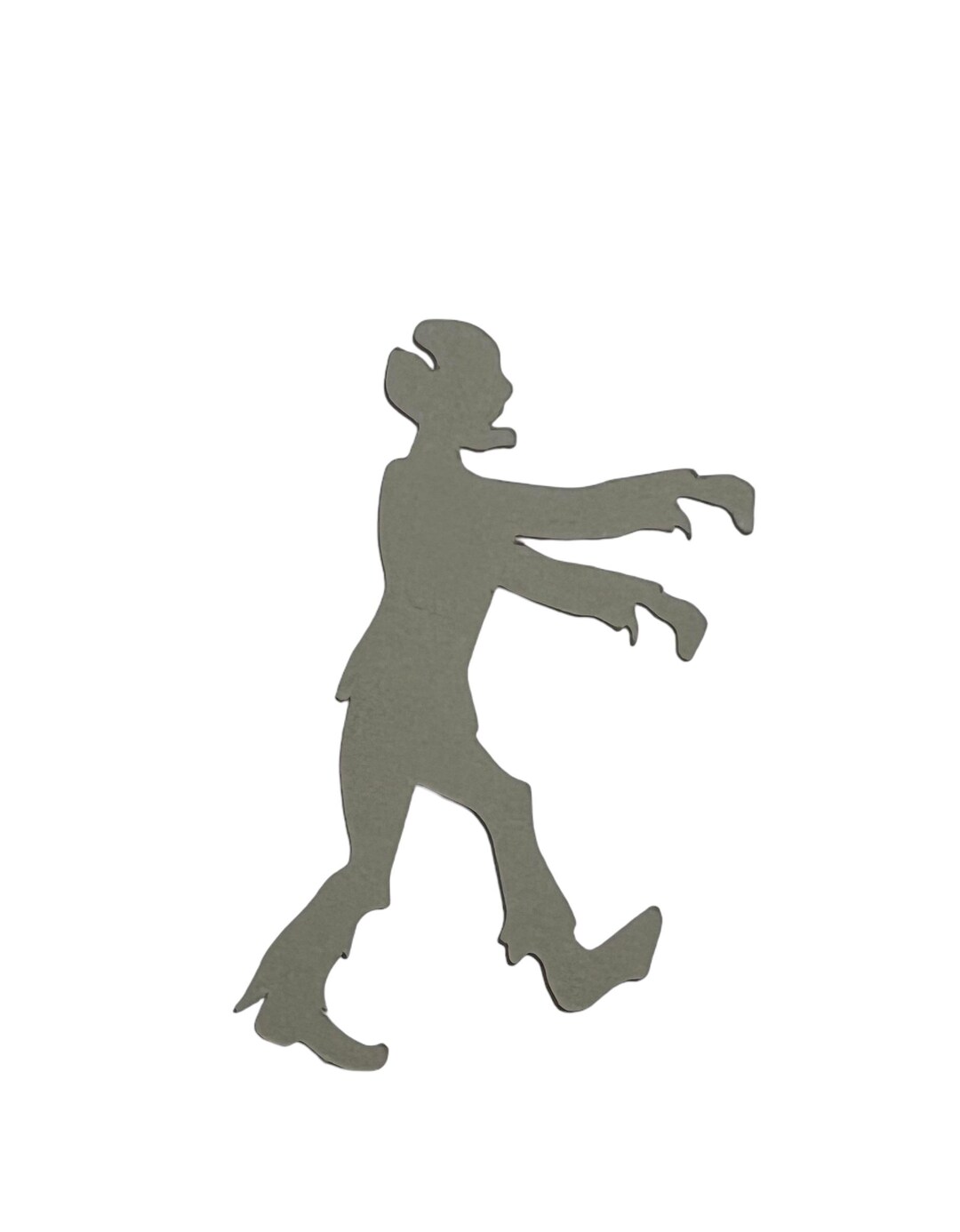 Zombie Paper Shapes: Halloween Paper Cutouts for DIY Crafts and Decor ...