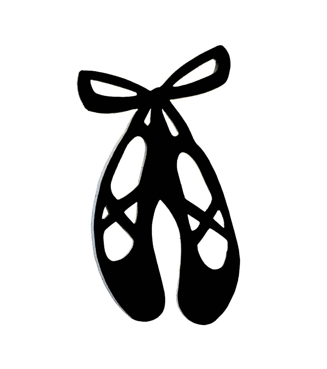25 Pcs Ballerina Shoe Paper Shapes Ballet Slippers Cut Outs, Ballet ...