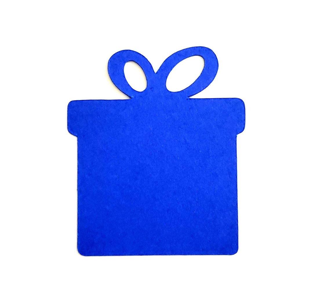 25 Pack – Paper Gift Box Shapes, Present Die Cuts, Holiday Party Paper ...