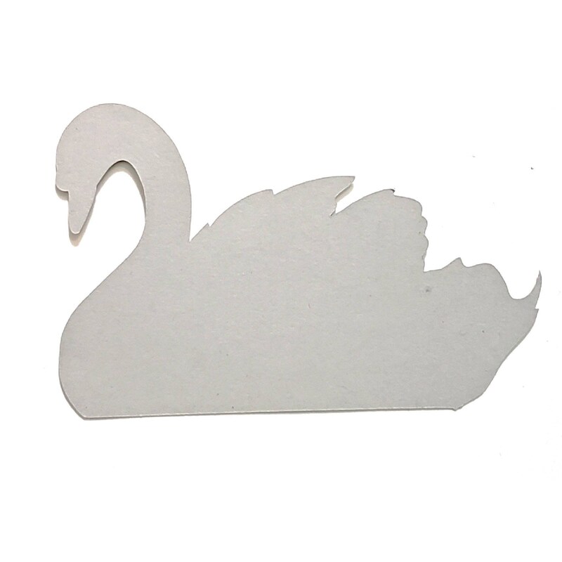 Swan Cutout Paper - Etsy