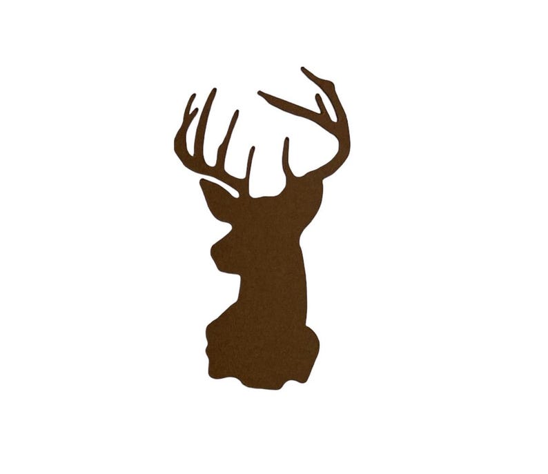 Vinyl Decal Sheet of 24 Deer Head Vinyl Decals | Hunting Stickers ...