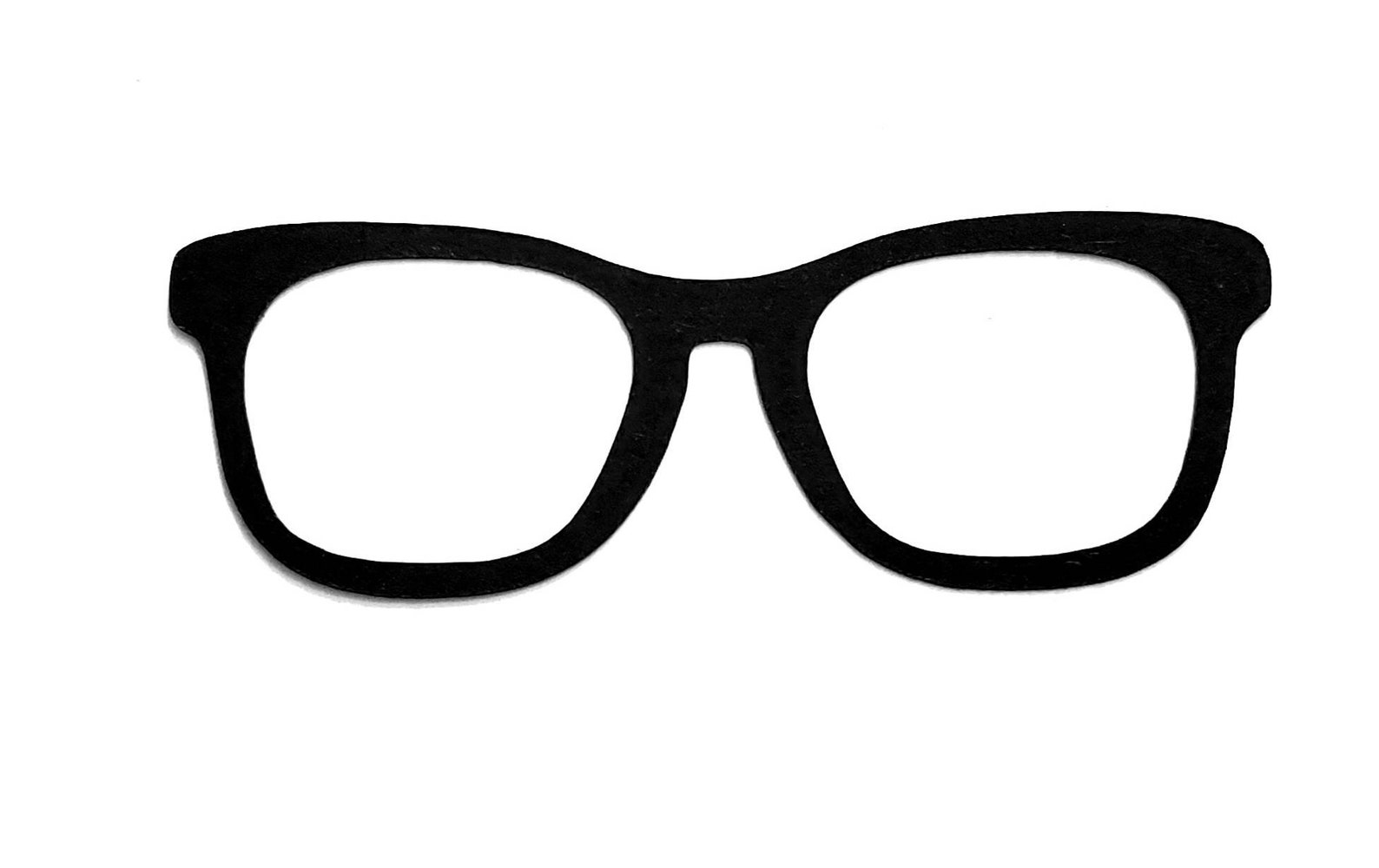 Set of 25 Paper Die Cut Eyeglasses Shapes for Scrapbooking, Card Making ...
