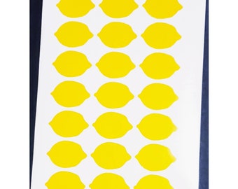 Lemon Stickers | Etsy