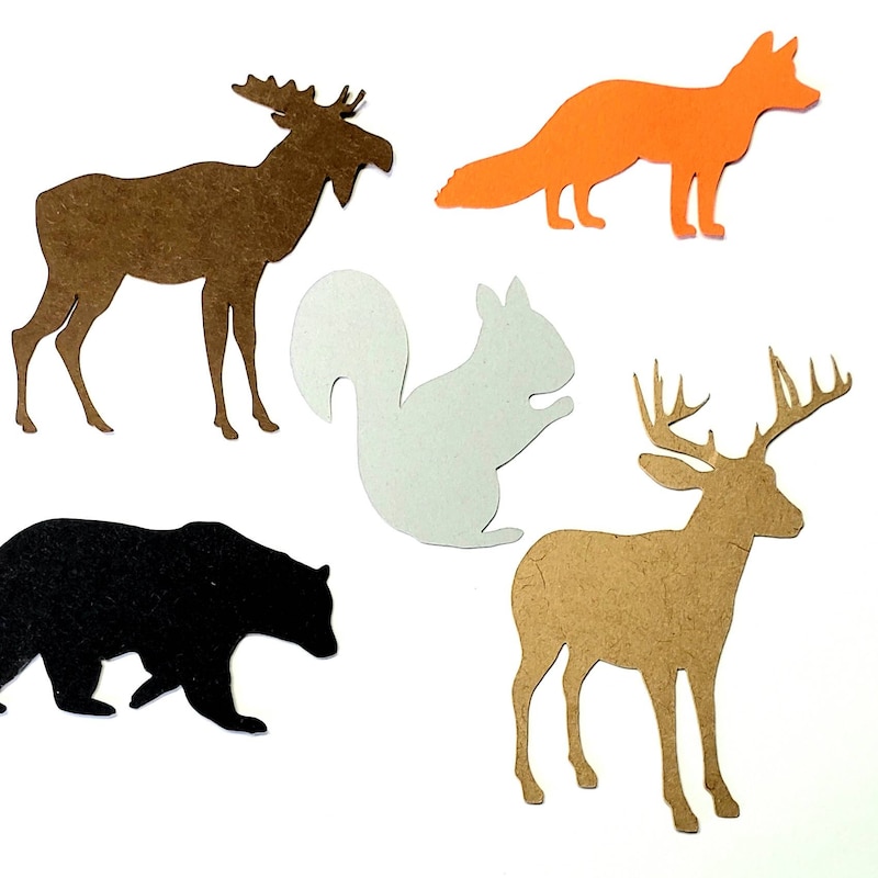 Woodland Cutouts - Etsy