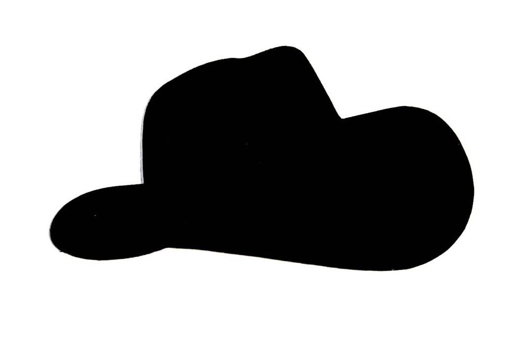 25 Pack – Paper Cowboy Hat Shapes, Cowboy Hat Die Cuts, Western Party ...