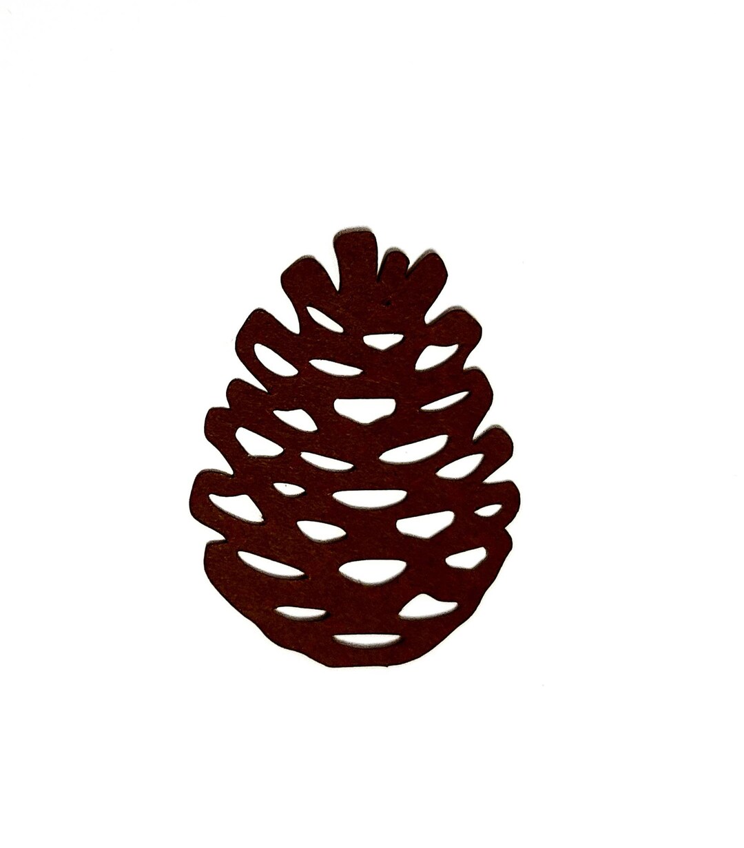 Paper Pine Cone Die Cuts: Fall Scrapbooking Embellishments - 25 Piece ...