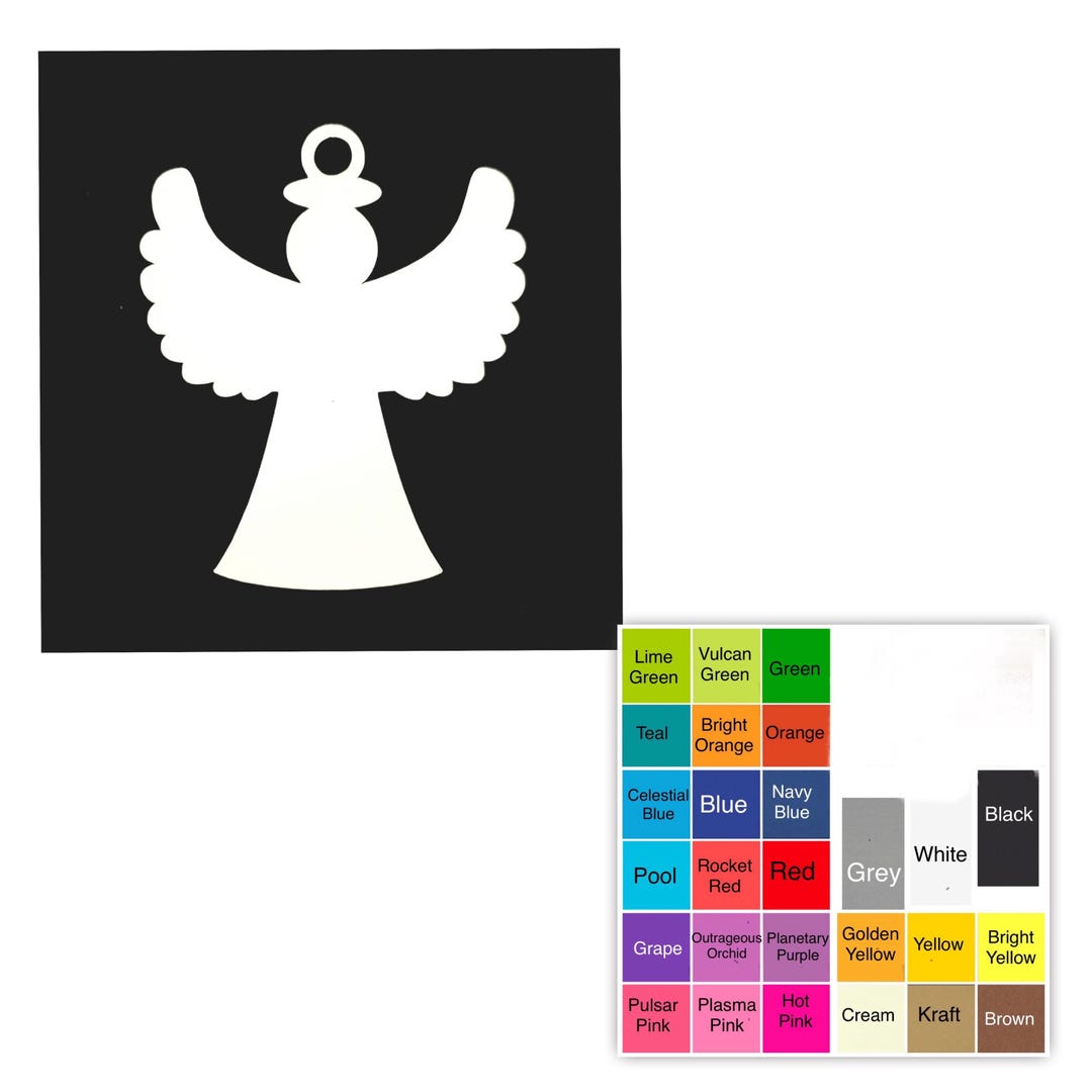 25 Pack – Paper Angel Gift Tag Shapes, Angel Die Cuts, Angel Paper ...