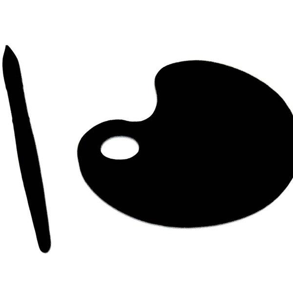 Paint Brush Cutout - Etsy