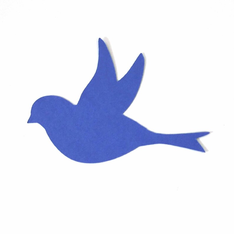 25 Pack – Paper Dove Shapes, Dove Die Cuts, Paper Bird Cutouts, Wedding ...