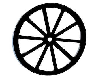 Wagon Wheel Cutout - Etsy