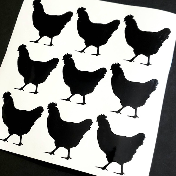 Chicken Decals - Etsy