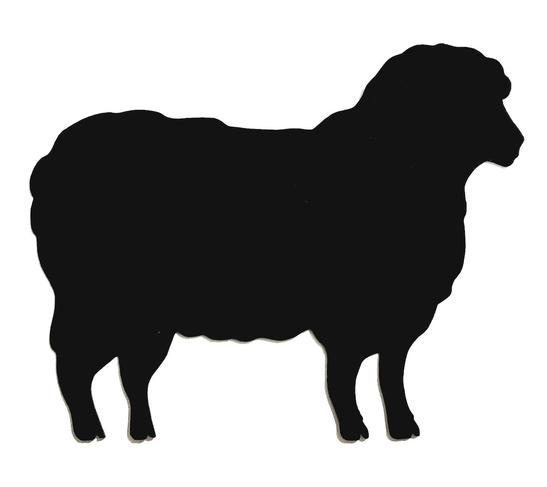25 Pack Sheep Paper Shapes, Sheep Shape Die Cuts, Paper Sheep Cut Outs ...