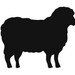 25 Pack Sheep Paper Shapes, Sheep Shape Die Cuts, Paper Sheep Cut Outs ...