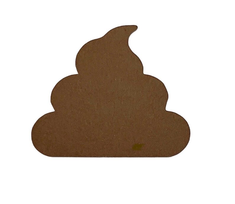 Vinyl Decal Sheet of 24 Poop Shape Decals | Funny Emoji Stickers | Gag ...
