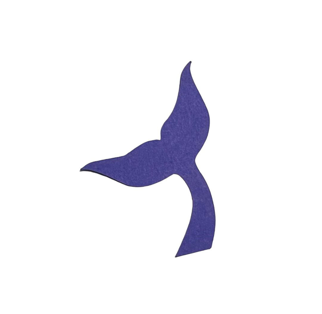 25 Mermaid Tail Die Cuts - Paper Mermaid Tail Shapes - Under the Sea ...