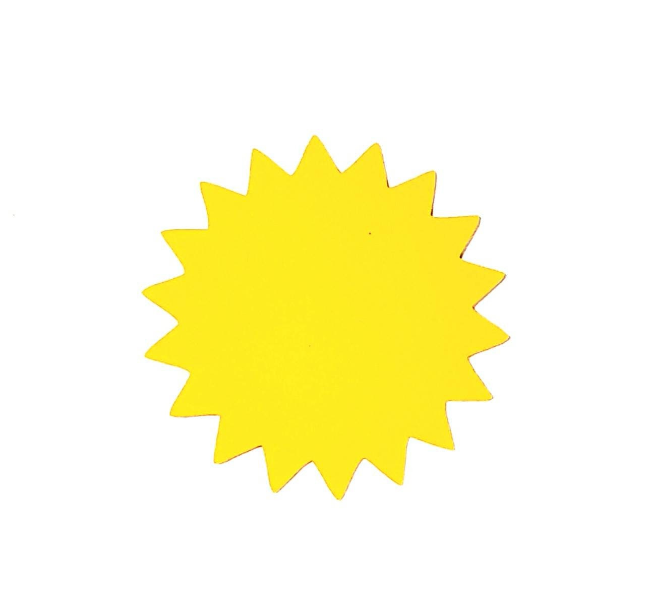 Sun Die Cut SunUnfinished Cutout, Wooden Shape, MDF DIY Craft DIY