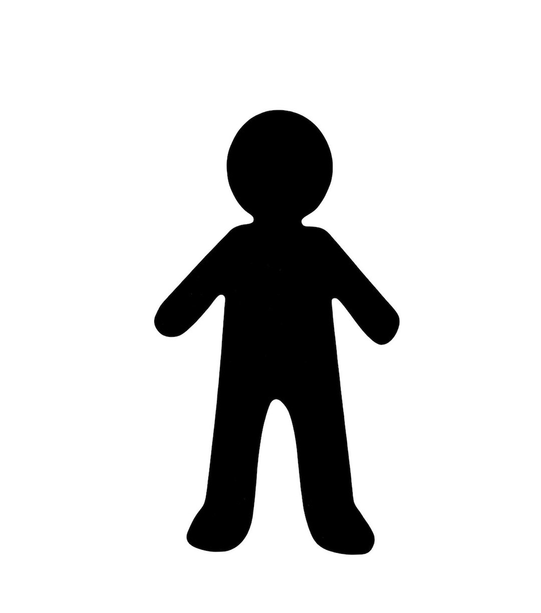 Buy 25 Pack – Paper Boy Man Shapes, Male Figure Die Cuts, Person Paper ...
