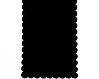 Scalloped Rectangle | Etsy