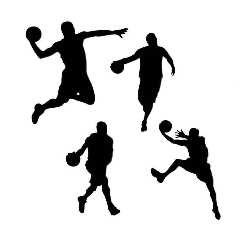 24 Basketball Players Die Cut Set Basketball Cut Out | Etsy