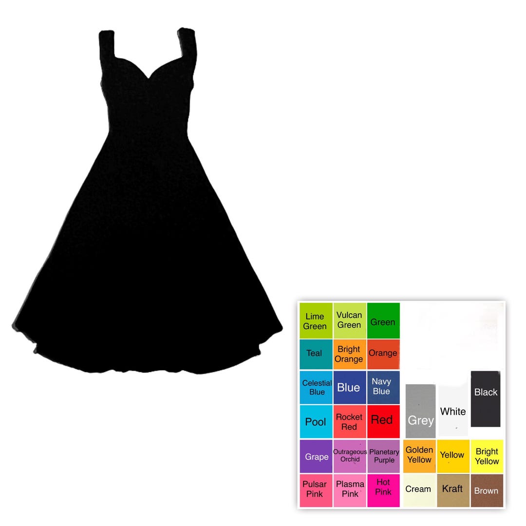 25 Pack – Paper Fancy Dress Shapes, Dress Die Cuts, Clothing Paper ...