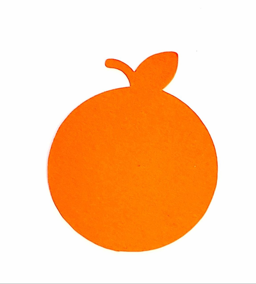 25 Pack – Paper Orange Shapes, Orange Die Cuts, Fruit Paper Cutouts ...