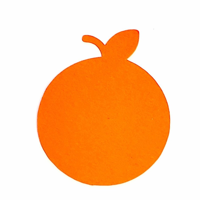 Orange Cutouts Cardstock - Etsy