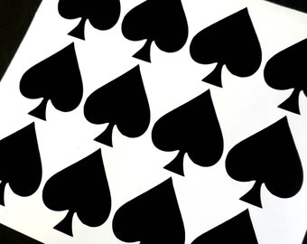 Spade Stickers - Etsy
