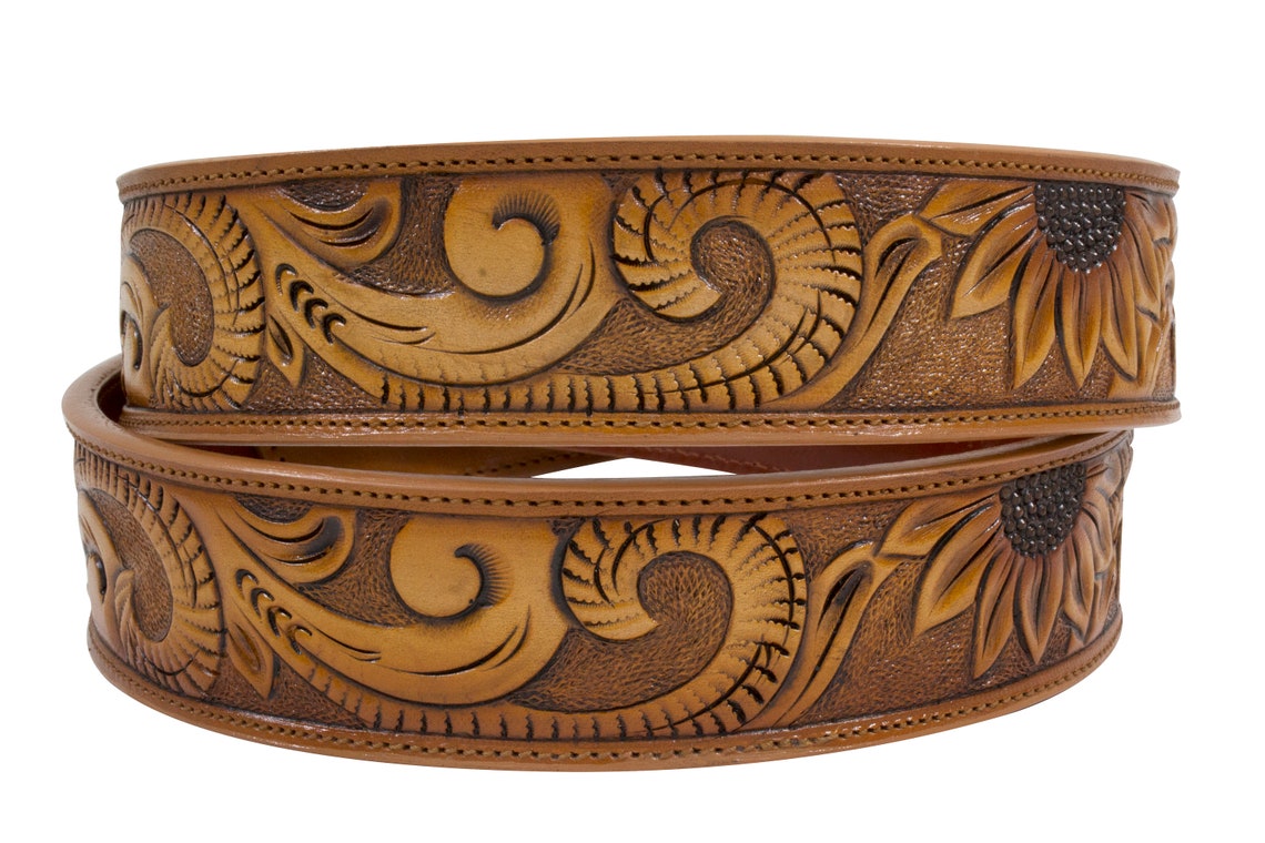 Handmade Genuine Cow Hide Saddle Leather Handtooled Western - Etsy