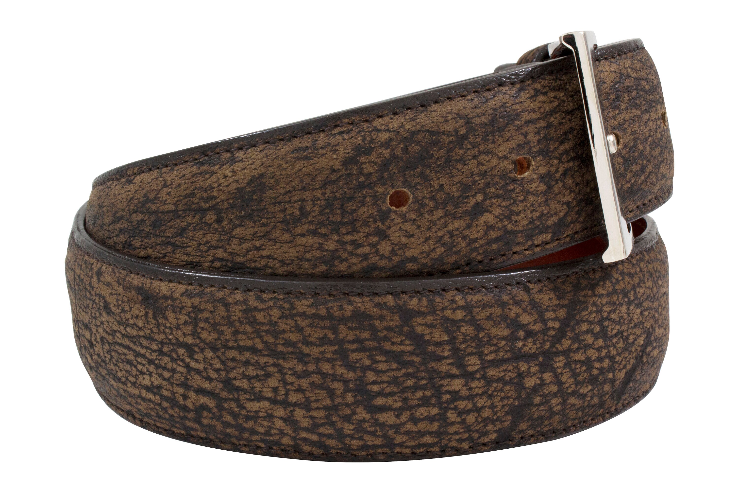 Genuine Rustic Brown Cape Buffalo Leather Belt (made in U.S.A) - Etsy