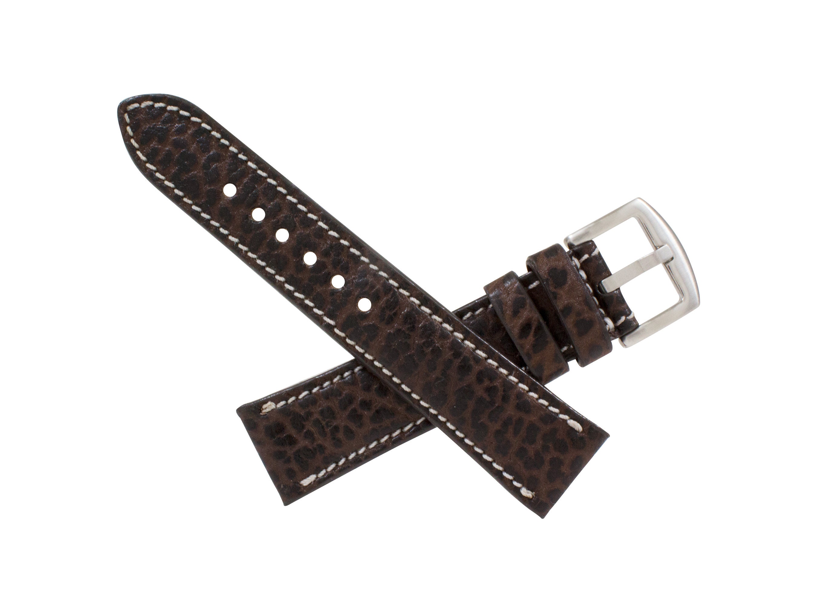 Handmade Genuine Brown American Bison Leather Watch Strap - Etsy