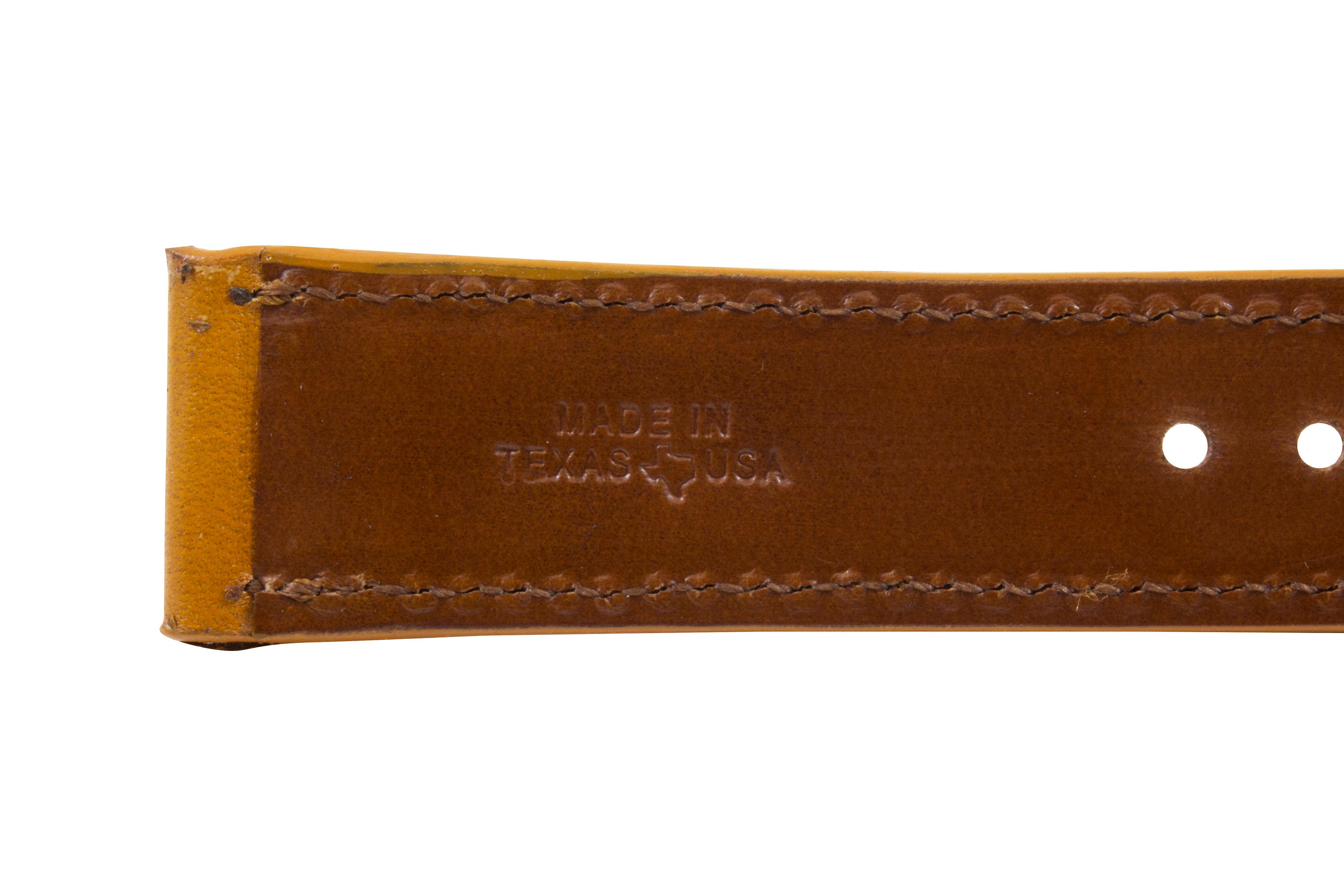 Tan Hand Tooled Leather Watch Strap (handmade in Texas USA) #HT02 - Etsy