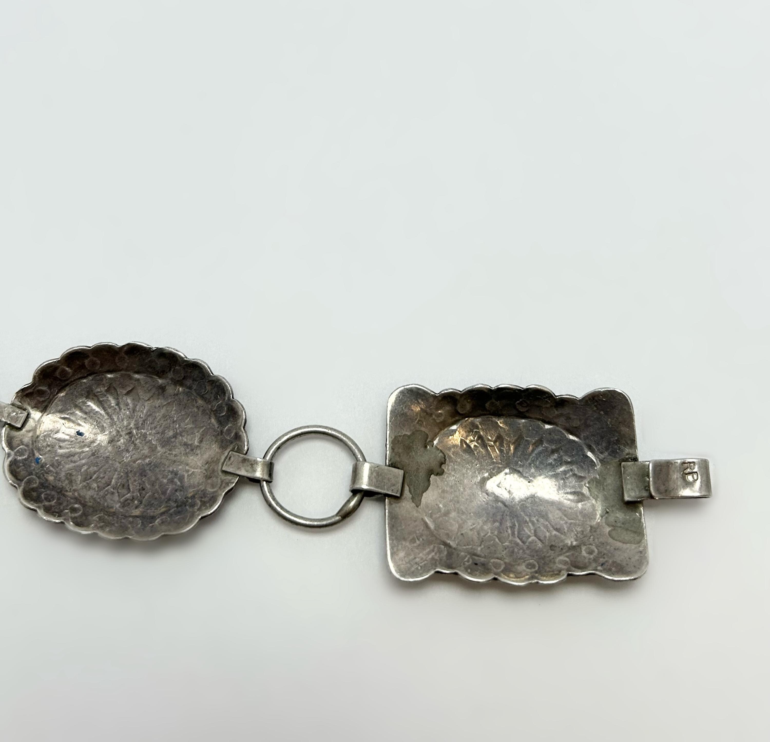 Vintage Navajo Sterling Silver Concho Belt | Native American Silver ...