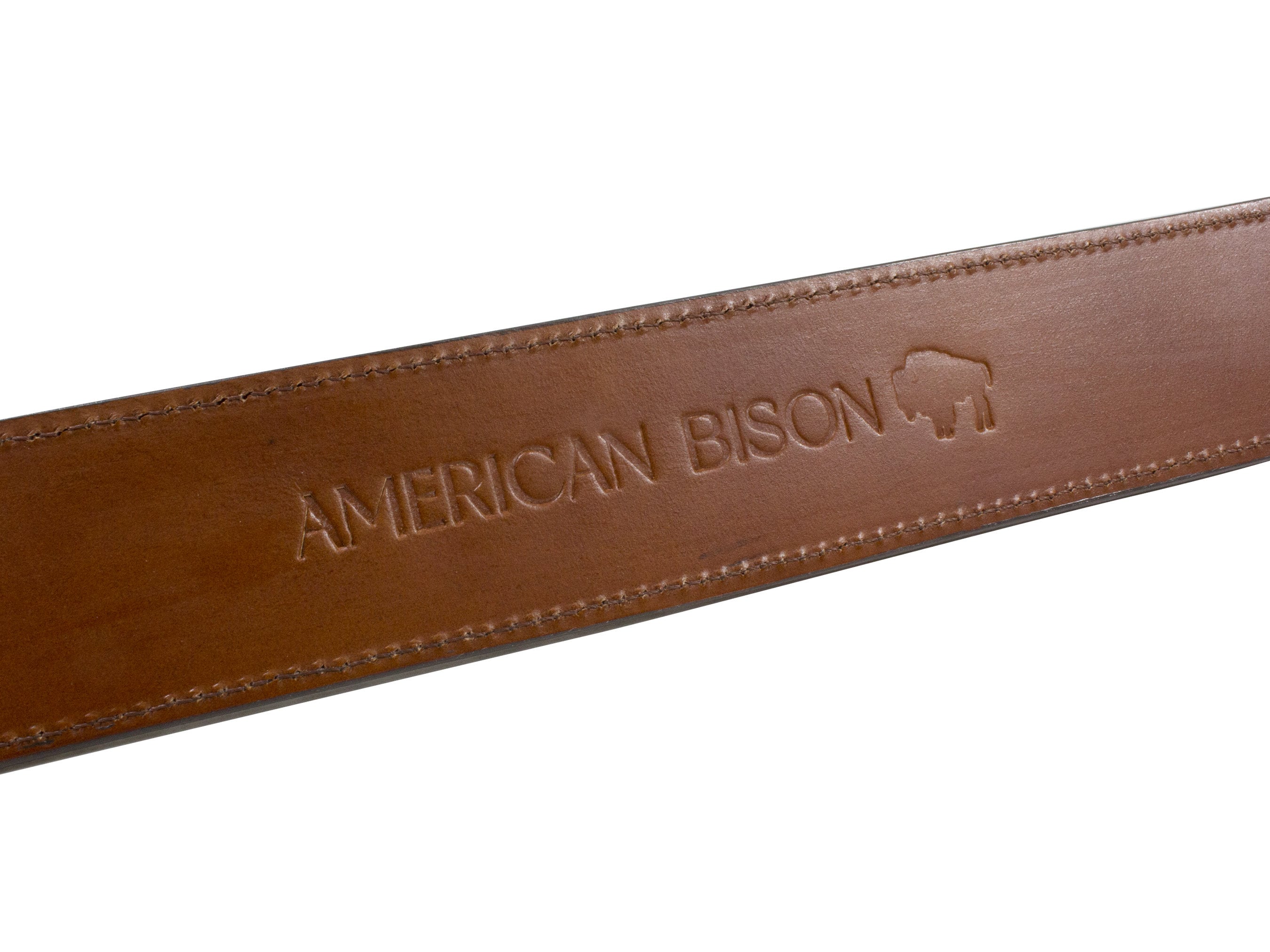 Genuine Handmade Brown American Bison Leather Belt made in - Etsy