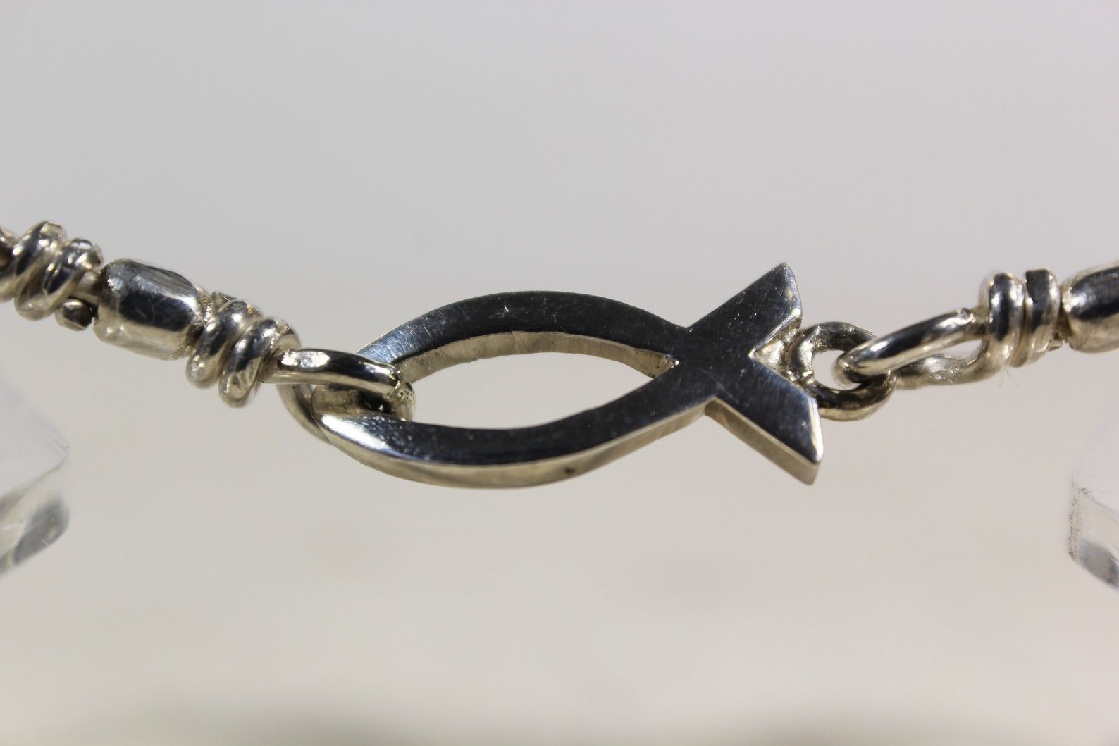 ACTS Ichthus Bracelet Sterling Silver Fishers of Men Bracelet - Etsy