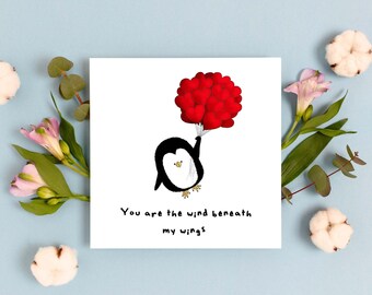 Funny Penguin Card | Etsy