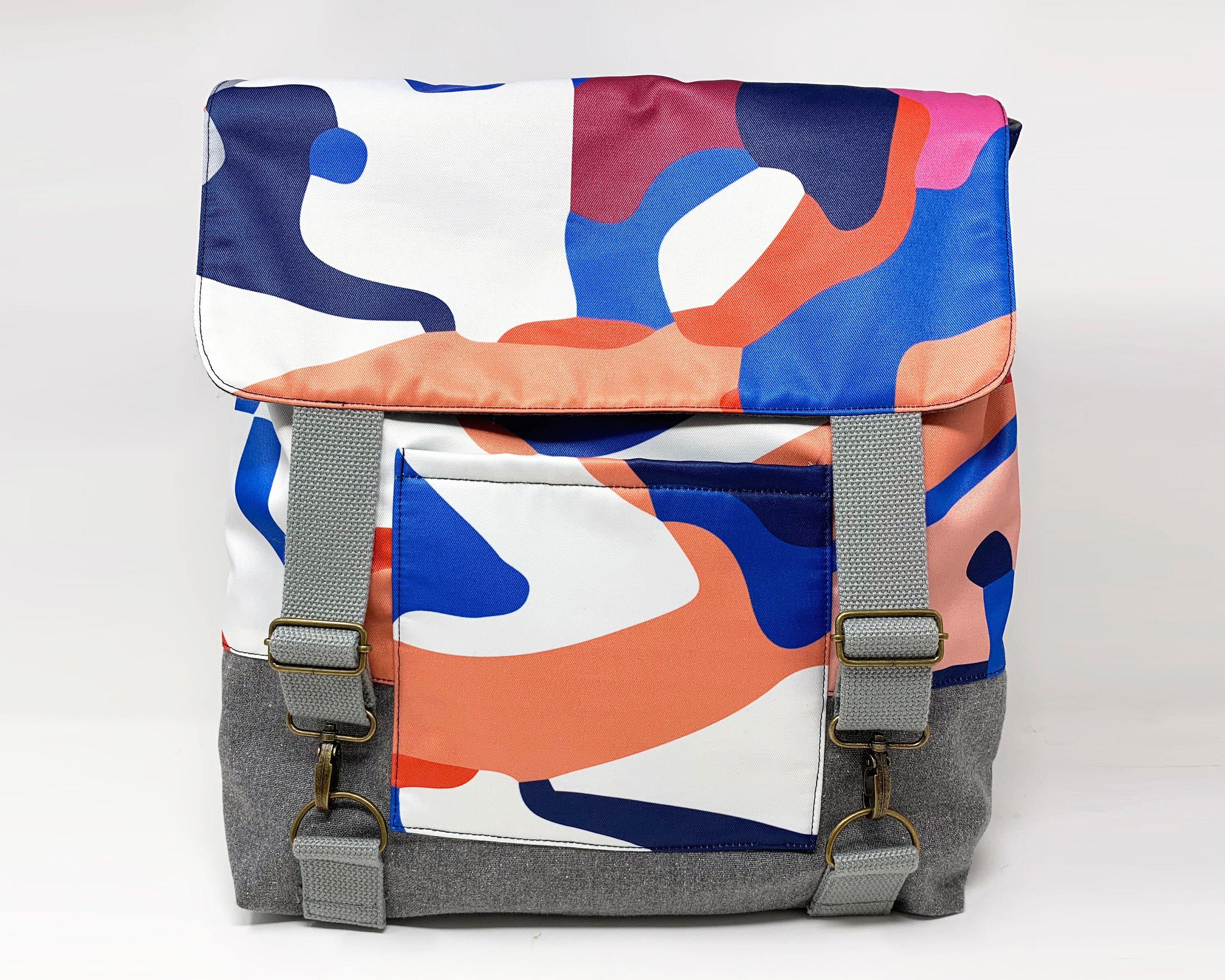 Coral CONVERTIBLE Backpack Made From Recycled Water Bottles 10% Goes ...