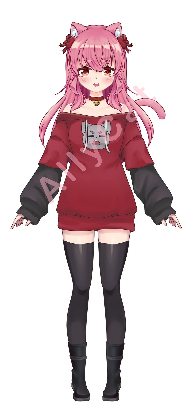 Custom Vtuber Model halfbody RIG Only/ Vtuber Commission / - Etsy