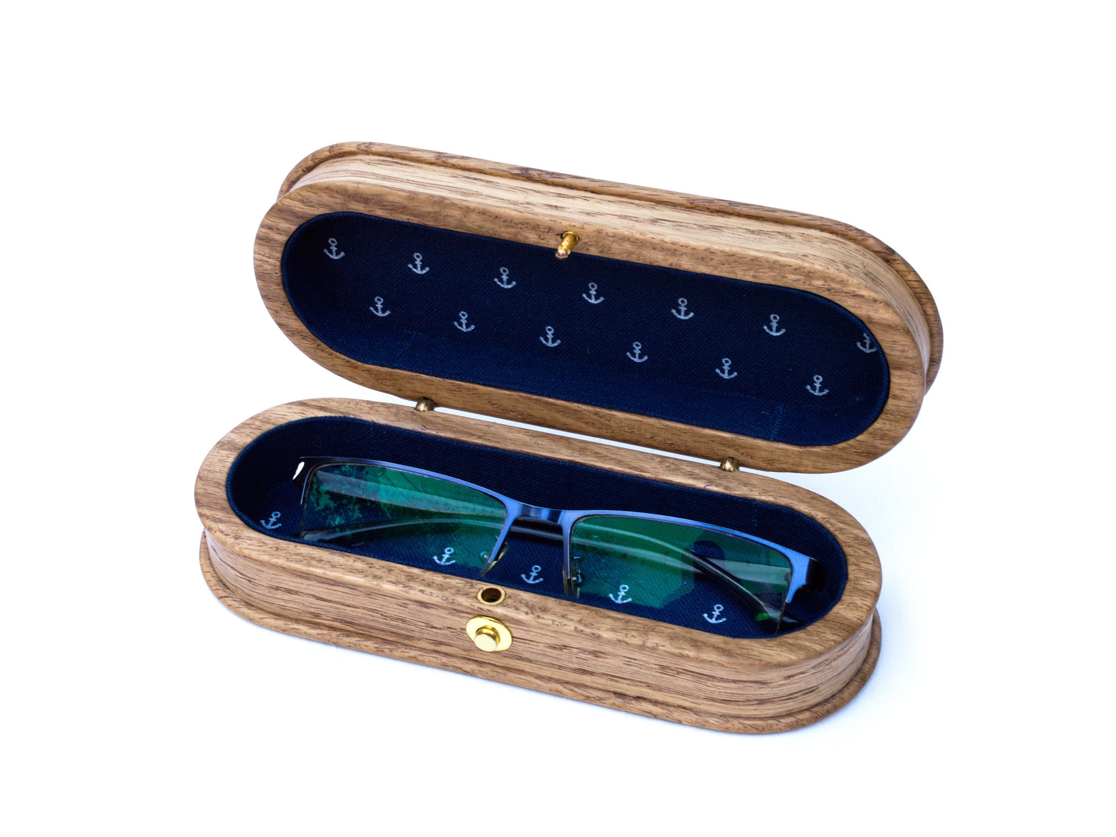 Wooden Glasses Case Mini Jewelry Oak Box Little Things Box - Etsy