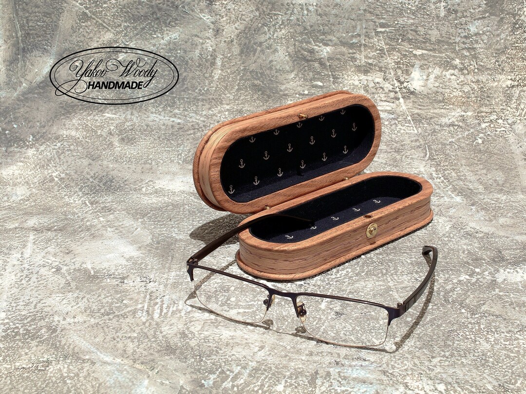 Wooden Glasses Case • Mini Jewelry Oak Box • Little Things Box - Etsy