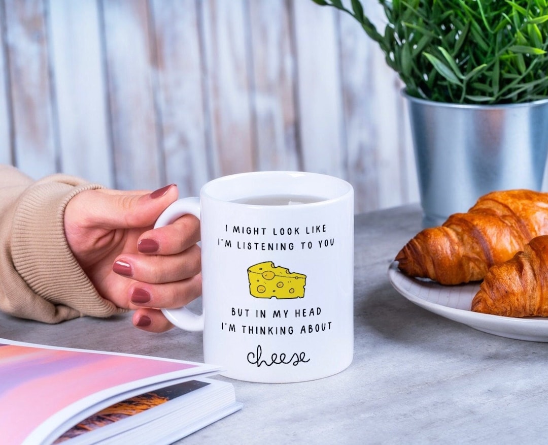 Funny Cheese Lover Mug Gift for Cheese Lover Funny Mug Gift for Her ...