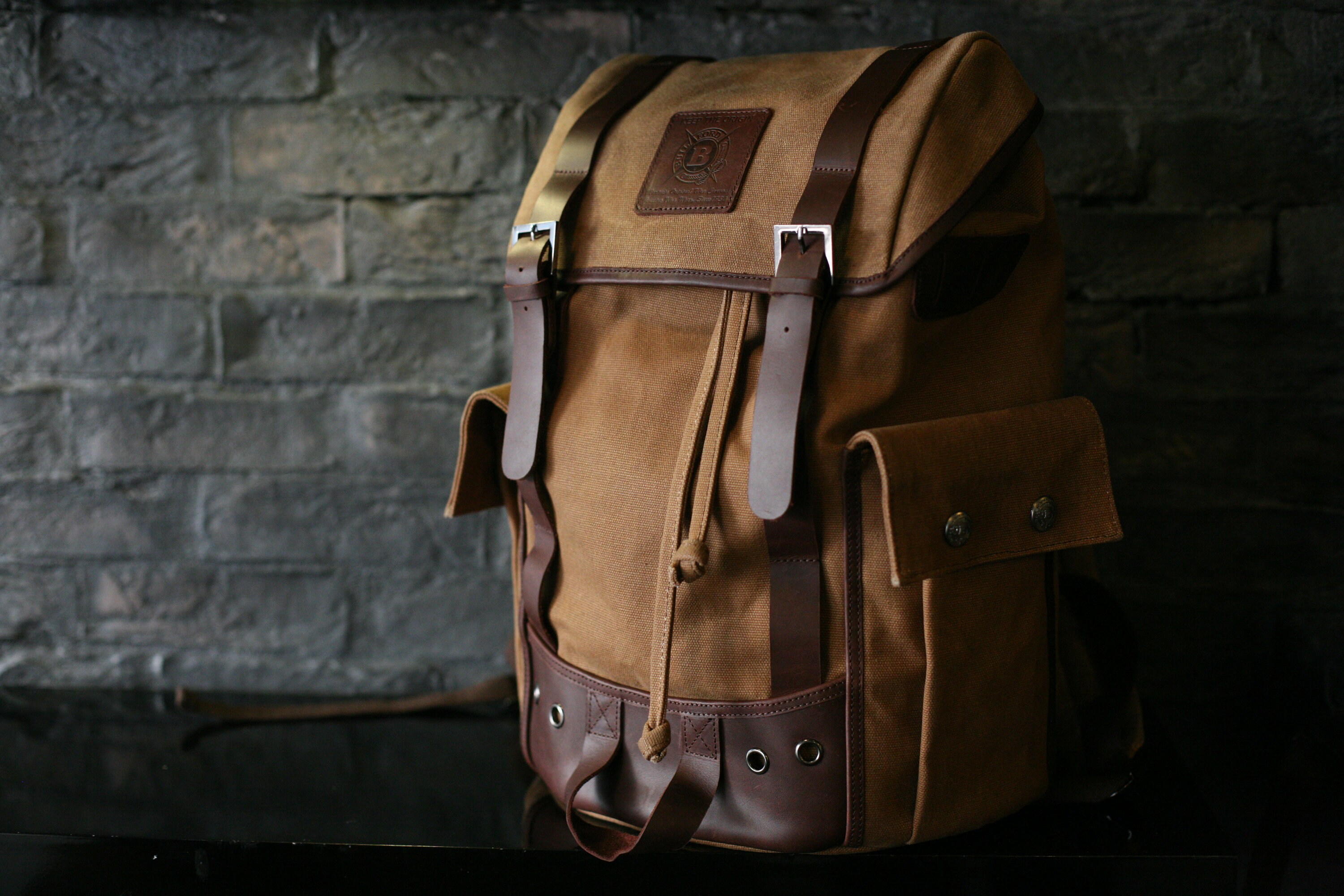 Waxed Canvas Bags Waxed Canvas Backpack Rucksack - Etsy