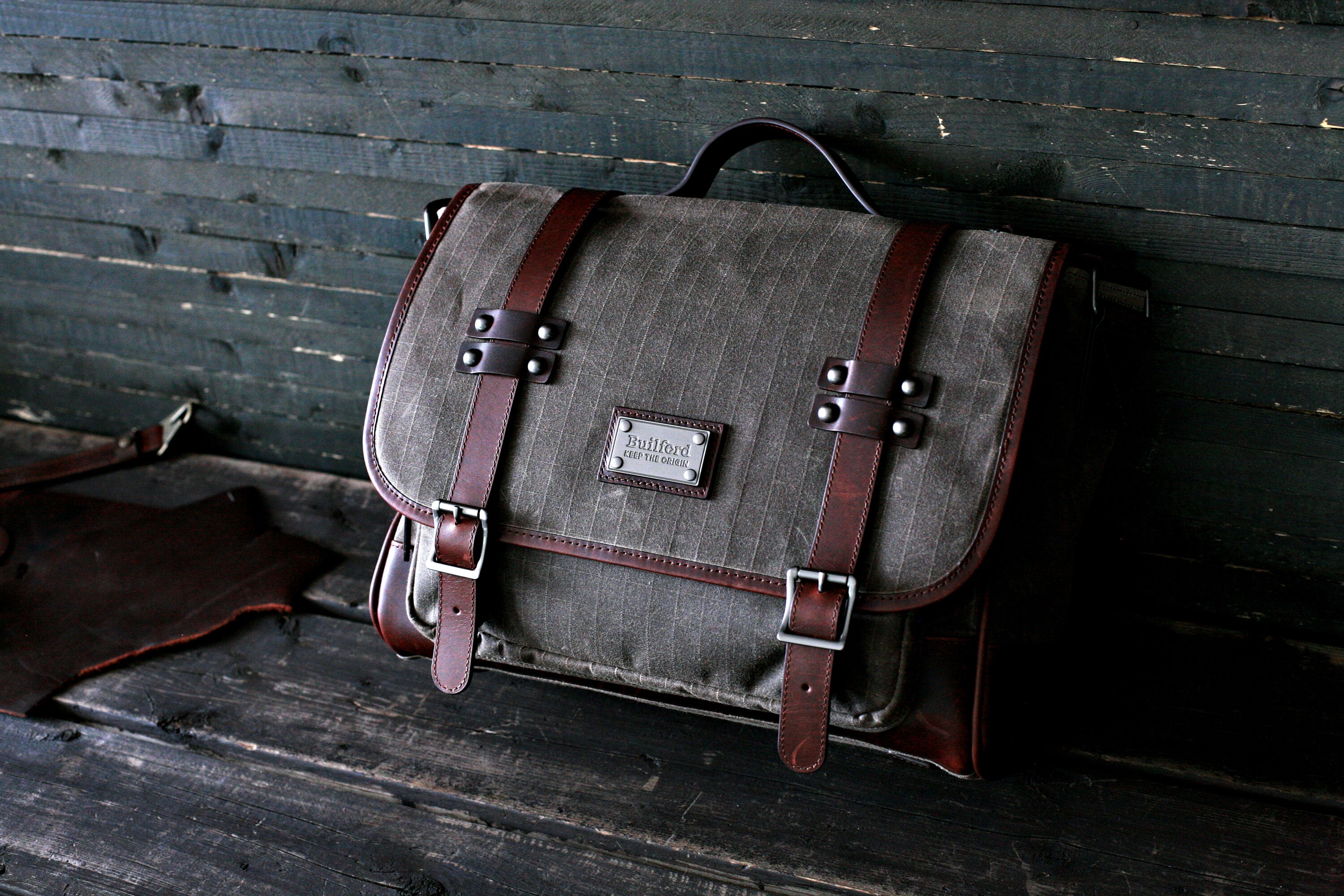 Jeeney Cross Body Waxed Canvas Messenger Bag, Daily Bag for Men ...