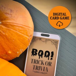 Halloween Game, Cards Digital Game, Cards Game for Phone, Halloween ...