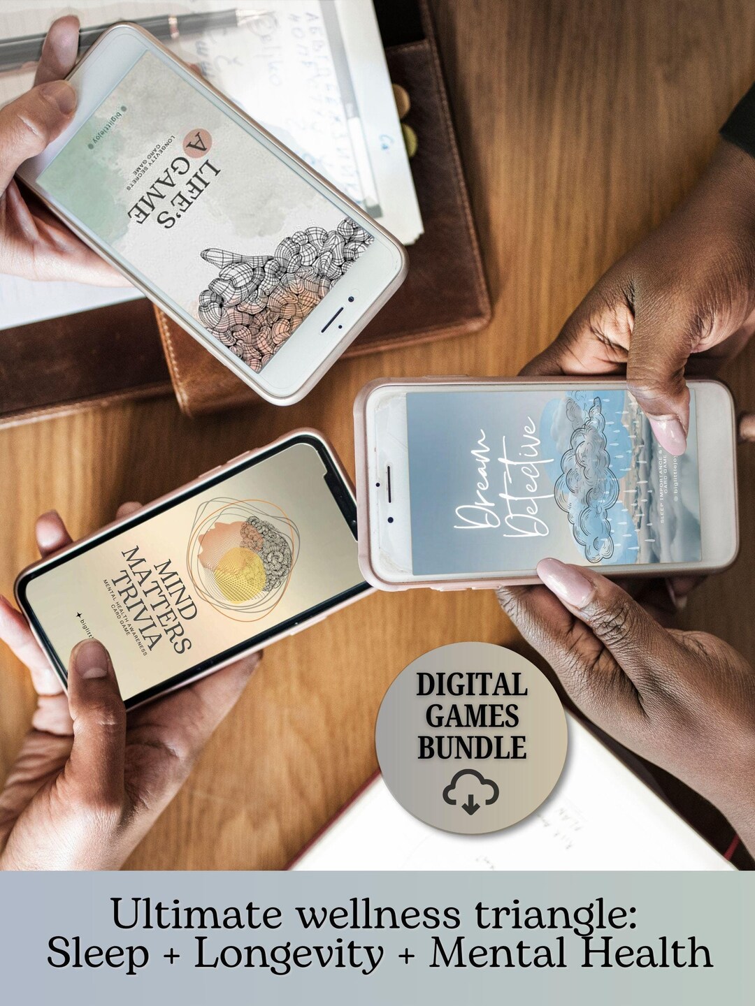 Wellness Game Bundle, Educational Party Game, Instant Gift for Person ...