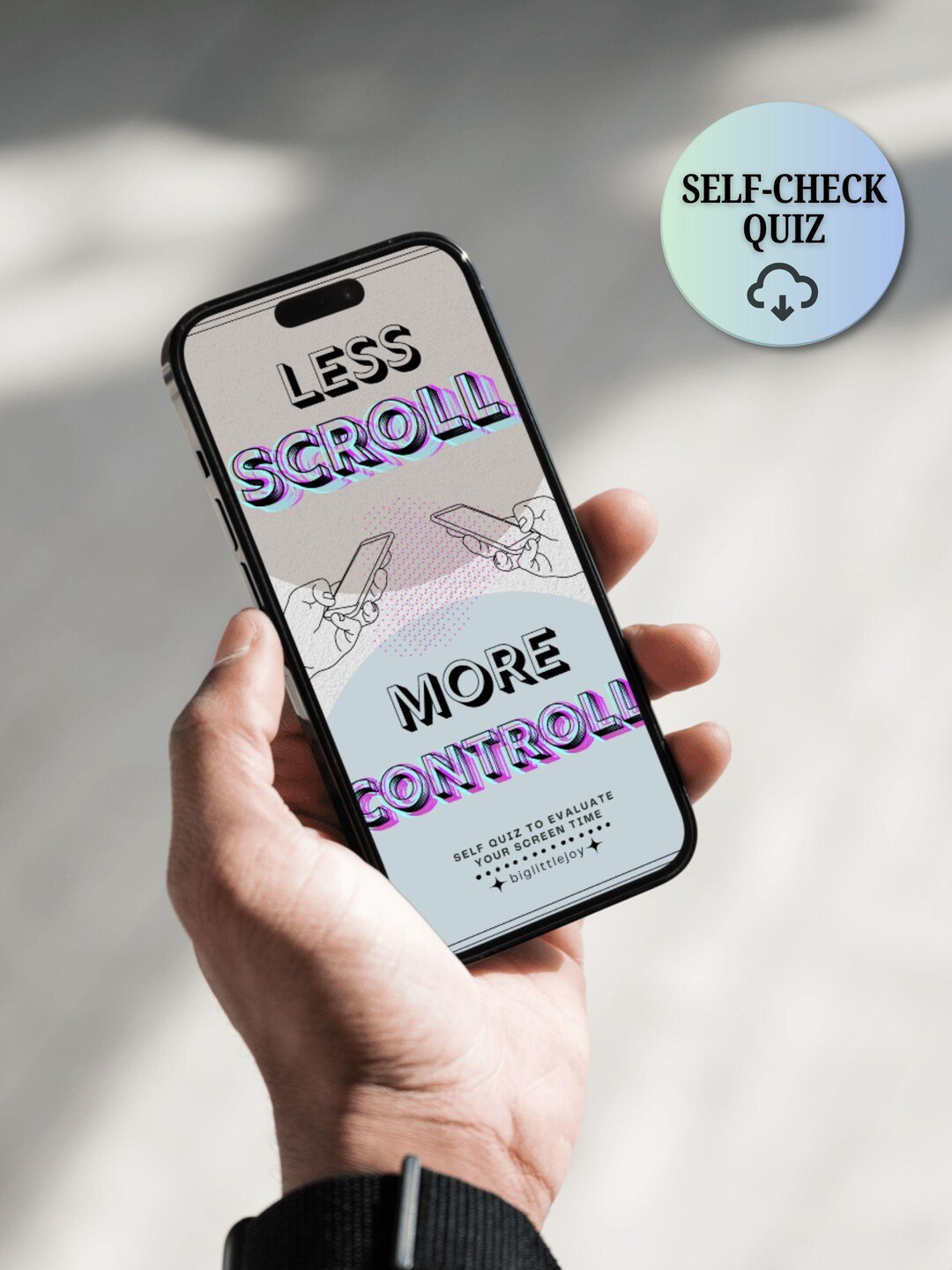 Screen Time Self-check Quiz, Digital Therapy Tool, Mental Health Game ...