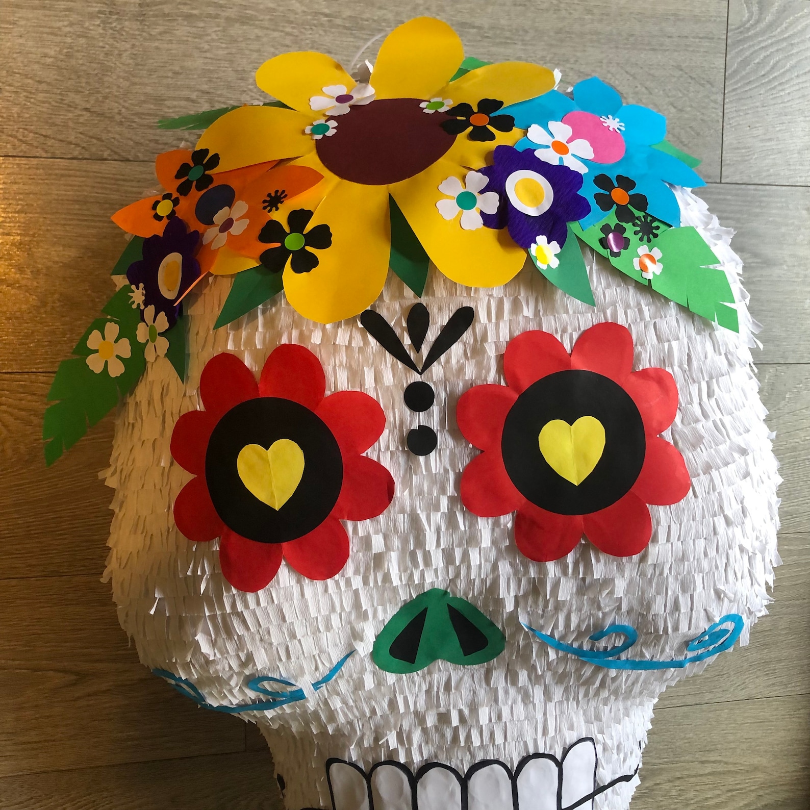 Piñata skull Catrina Santa Muerte | Etsy